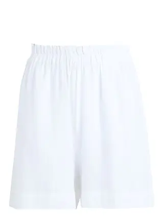 Only High Waisted Shorts - White