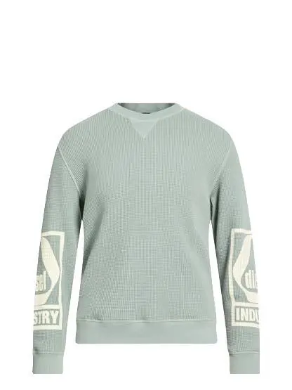 DIESEL® Cotton Jersey Sweatshirt - Sage Green