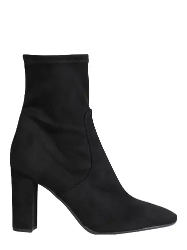 BIANCA DI Ankle Boots In Textile Fibers - Black