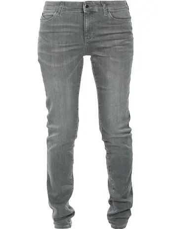 Emporio Armani Cotton-blend Skinny Jeans - Grey