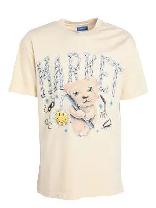 MARKET Soft Core Bear T-shirt T-shirt Size Cotton - White
