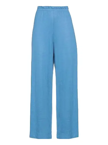 Majestic Filatures Linen-elastane Blend Pants - Blue