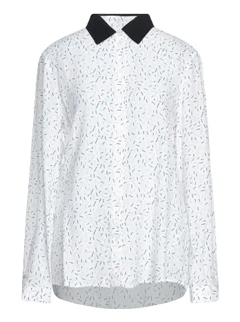 Armani Exchange Printed Crepe Shirt - White