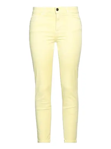 SEMICOUTURE Skinny Fit Mid Rise Jeans - Yellow