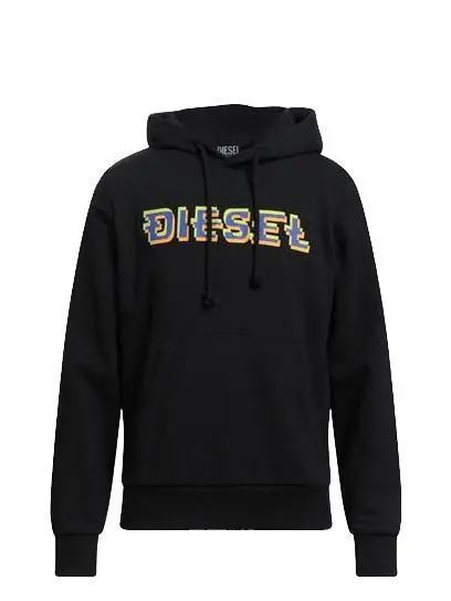 Diesel Cotton-blend Fleece Sweatshirt - Black