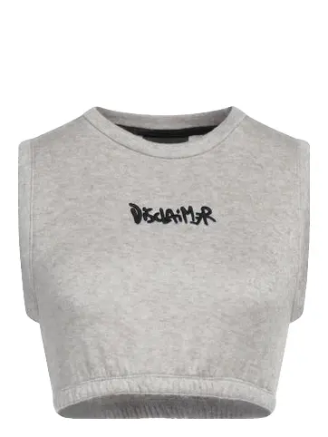 DISCLAIMER Knitted Crop Top - Grey