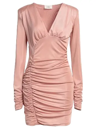 VICOLO Mini Bodycon Dress - Pink