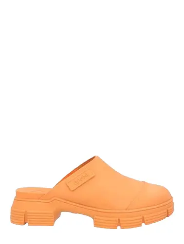 GANNI Rubber Mules - Orange