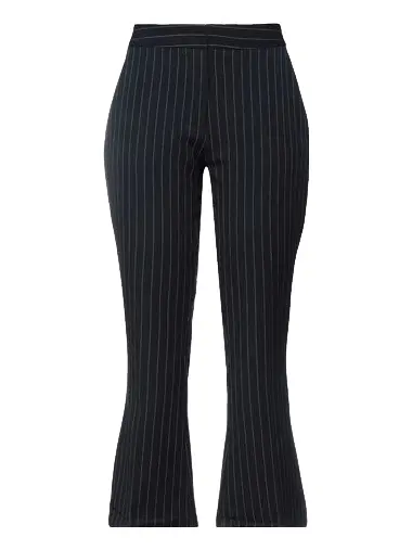 CLOSET Flared Pinstriped Pants - Blue