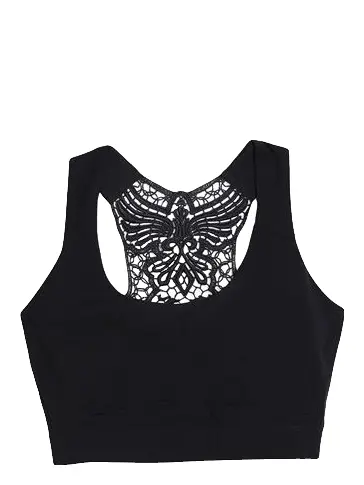SAPOPA Crop Top - Black