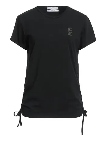 YES ZEE BY ESSENZA Cotton-elastane T-shirt - Black
