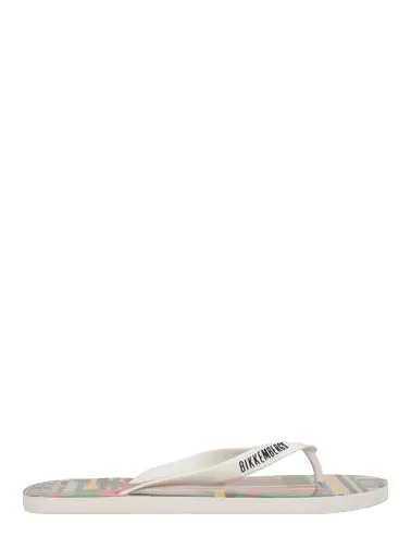 BIKKEMBERGS Thong Sandals - White