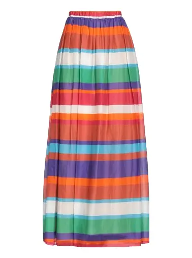 KAOS Cotton Maxi Skirt - Orange