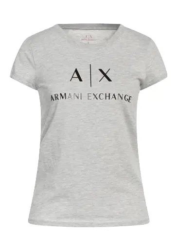 Armani Exchange Logo-print T-shirt - Grey