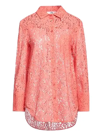 ATTIC AND BARN Floral Blouse - Salmon Pink