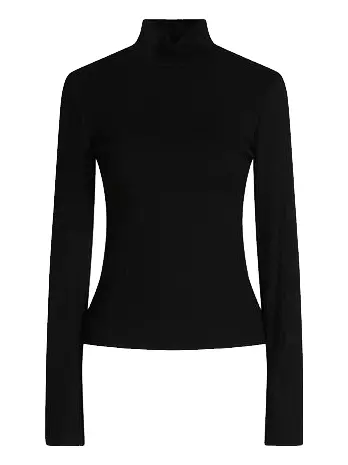 BERNA Turtleneck Top - Black