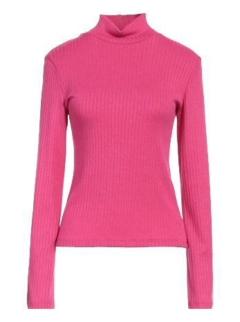BERNA Turtleneck Top - Fuchsia
