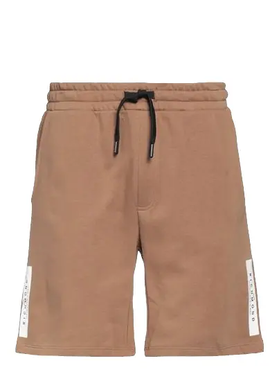 John Richmond Cotton Blend Shorts - Beige