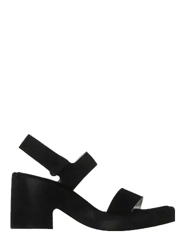 Bimba Y Lola Cow Leather Sandals - Black