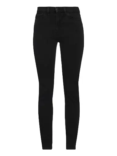 Emporio Armani Cotton-blend Skinny Jeans - Black