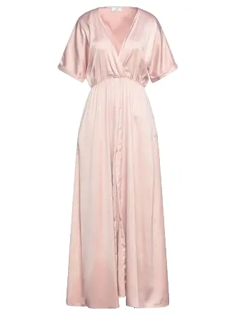 SIMONA A Maxi Flared Dress - Pink