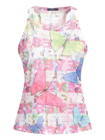YES ZEE BY ESSENZA Printed Tank Top - Pink