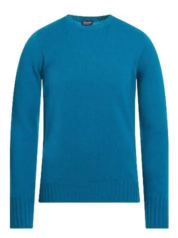 DRUMOHR Lambswool Crewneck Sweater - Blue