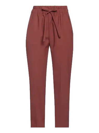 CLAUDIE Tapered Leg Trousers - Brown