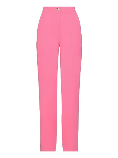SOALLURE Wide Leg High-waisted Trousers - Pink