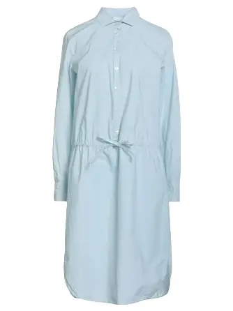 HER SHIRT HER DRESS Midi Shirt Dress - Blue