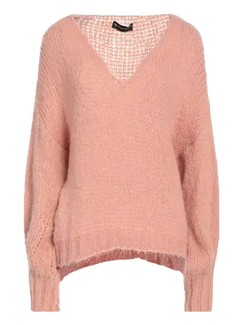 VANESSA SCOTT Knitted Mélange Sweater - Pink