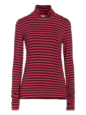 CARACTÈRE Striped Turtleneck T-shirt - Pink