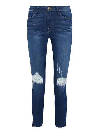 FRAME Denim Skinny Jeans - Blue