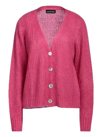 VANESSA SCOTT Knitted Cardigan - Magenta