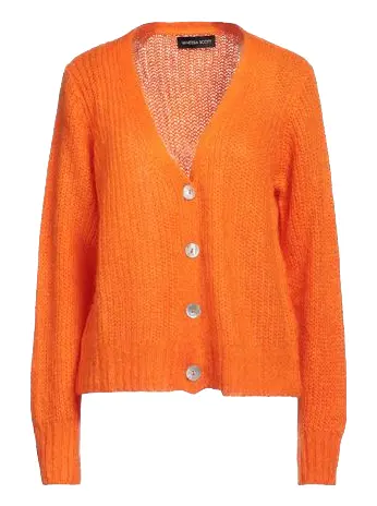 VANESSA SCOTT Knitted Cardigan - Orange