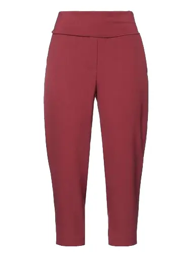 MANILA GRACE Tapered Cropped Pants - Red