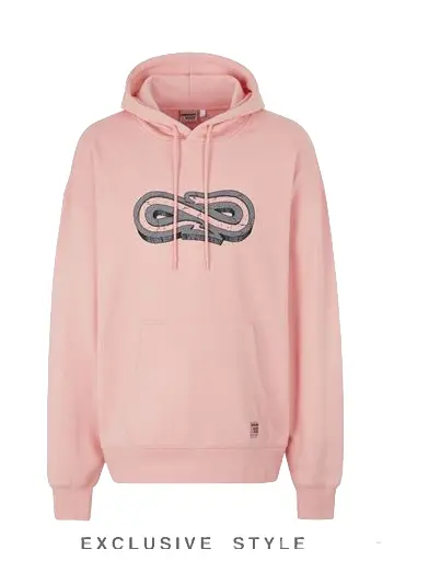 PROPAGANDA X YOOX Cotton Hooded Sweatshirt - Pink