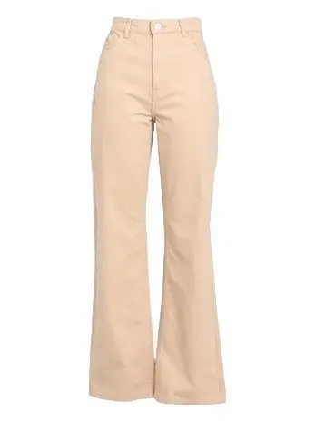 Only Cotton Boot-cut Jeans - Beige