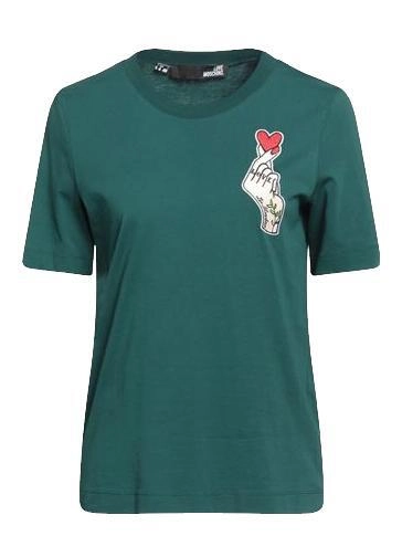 Moschino Printed Cotton T-shirt - Green