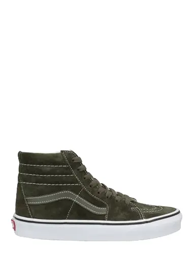 VANS Leather High-top Sneakers - Green