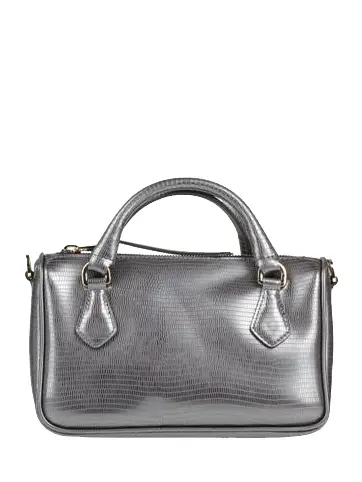 GUM DESIGN Metallic Bowler Bag - Grey