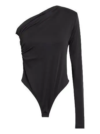 8 BY YOOX Stretch Bodysuit In Recycled Polyester - Black