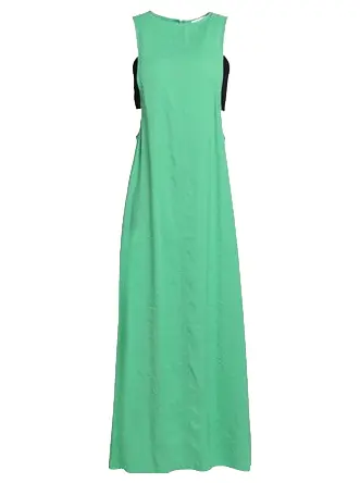 Topshop Contrast Tab Side Midi Dress - Green