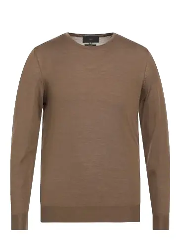 LIU •JO MAN Wool Crewneck Sweater - Beige
