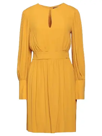 FRACOMINA Mini Trapeze Dress - Yellow