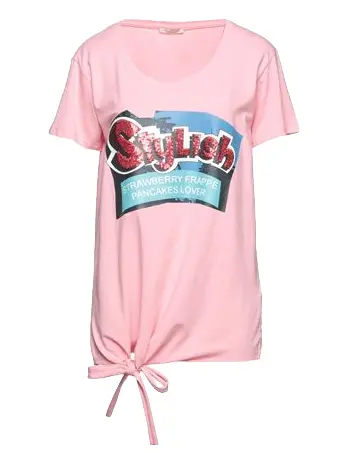 FRACOMINA Printed Jersey T-shirt - Pink