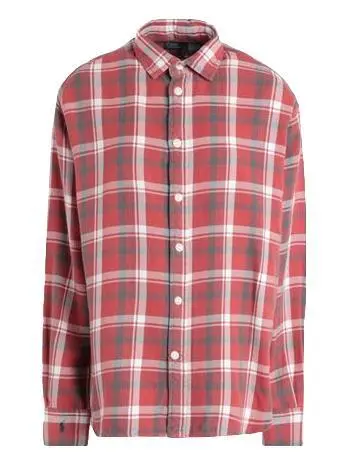 Polo Ralph Lauren Relaxed Fit Plaid Cotton Shirt - Red
