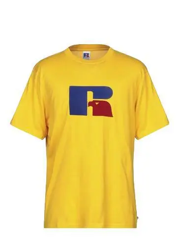RUSSELL ATHLETIC T-shirt Size Cotton - Yellow