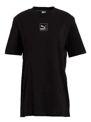 PUMA Brand Love Relaxed Tee - Black