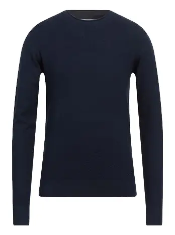 YES ZEE BY ESSENZA Knitted Sweater With Brand Logo - Navy